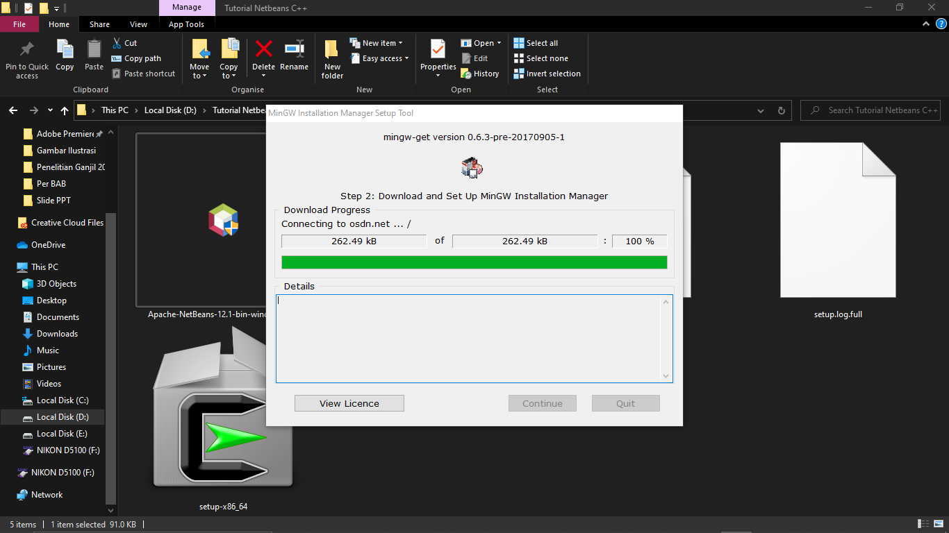 Tutorial Menginstal Mingw Untuk Mengatasi Error Debugger C Netbeans